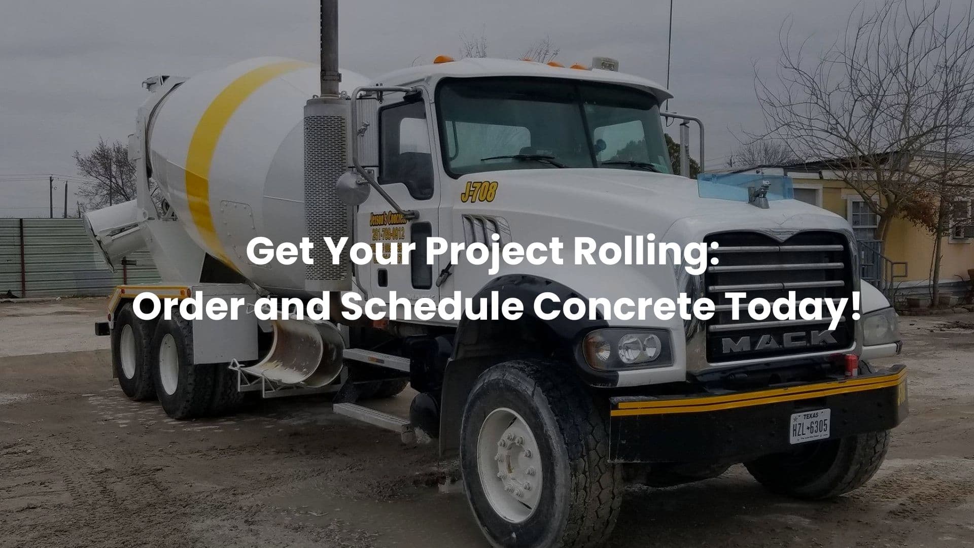 Concrete Ready Mix Delivery for Houston Builders and Contractors
